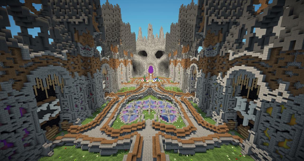Large Server Hub Minecraft Map