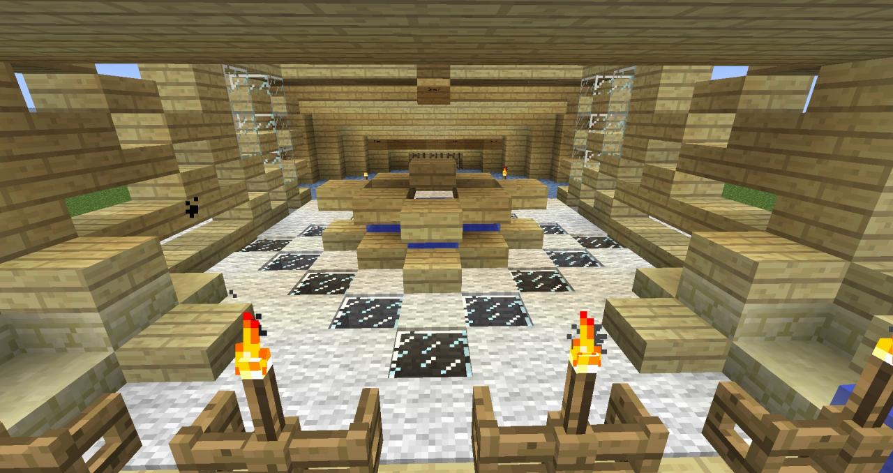 Simple style spawn Minecraft Map