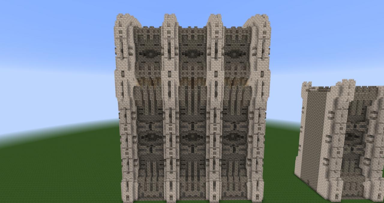 Fortified Wall Design Minecraft Map