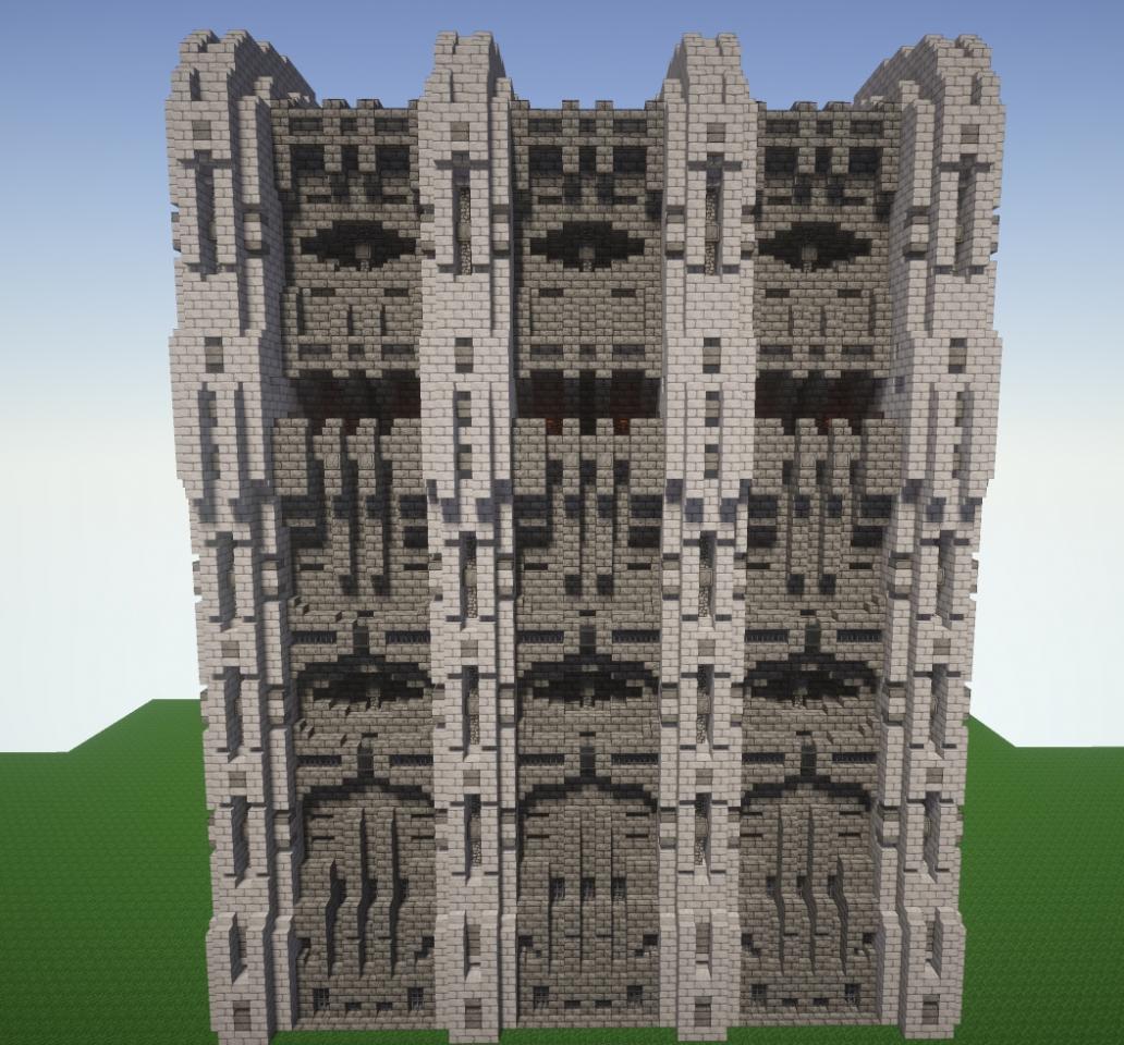 Fortified Wall Design Minecraft Map