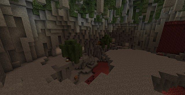 Frozen Grotto Nether Hub Minecraft Map