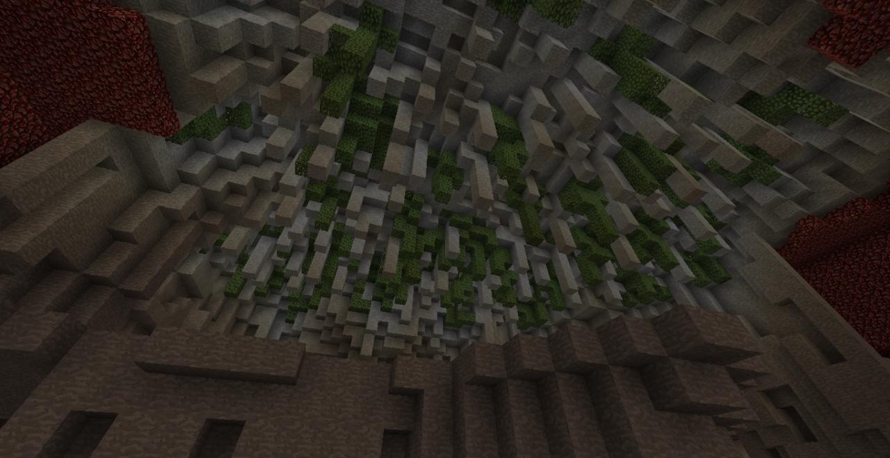 Frozen Grotto Nether Hub Minecraft Map