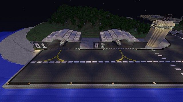 Base Militaire (Custom island) Minecraft Map