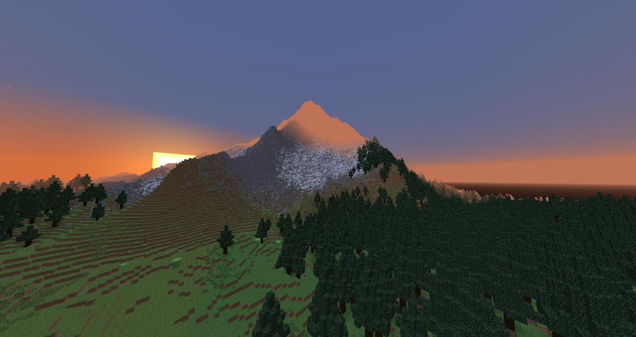 Custom Landscape Terrain Map Minecraft Map