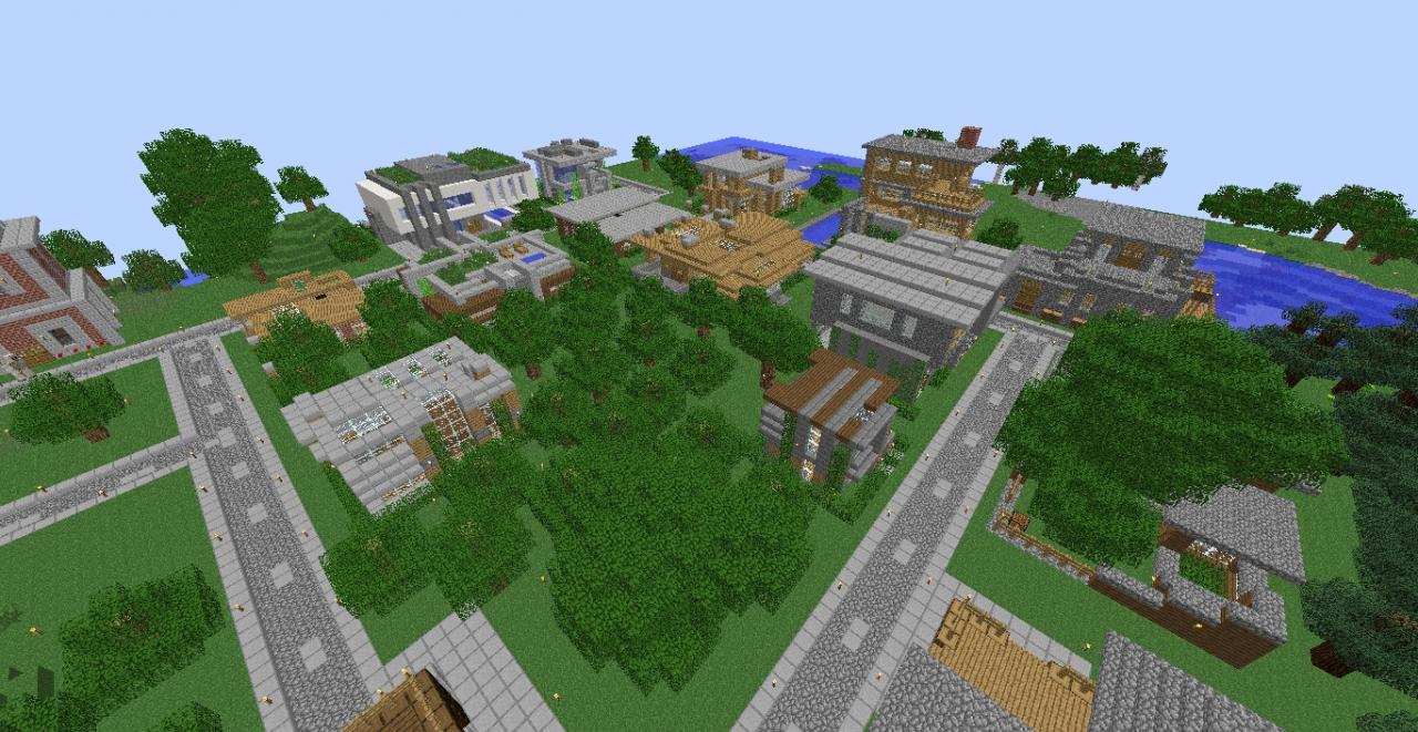 Town Minecraft Map
