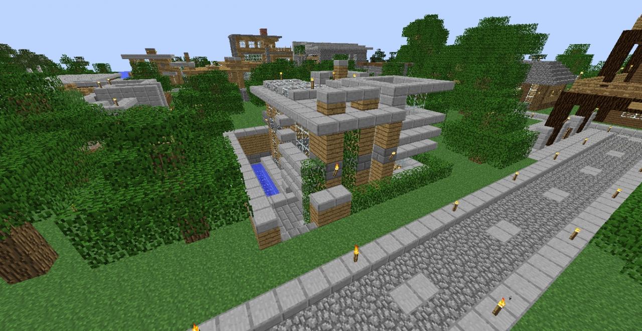 Town Minecraft Map