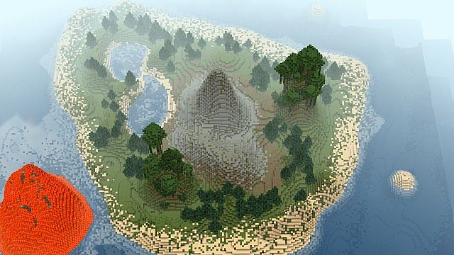 Terraformed Island Minecraft Map