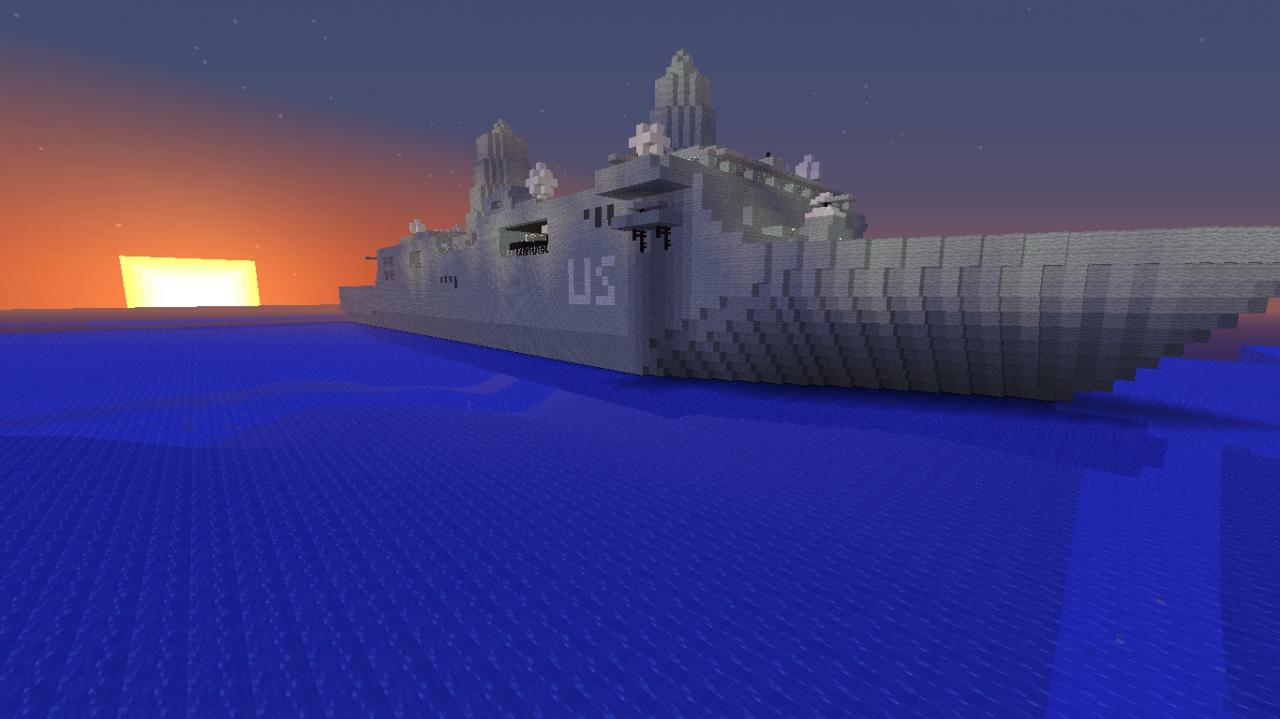 USS New York - Warship Minecraft Map
