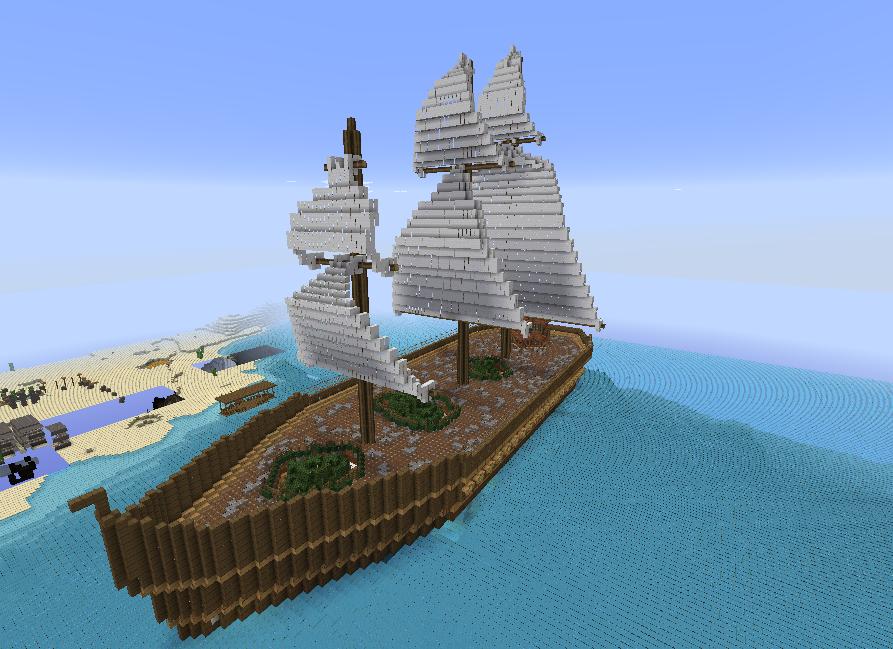 Minecraft Ship Creation|Shop Creation| Minecraft Map