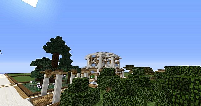 Plotworld Spawn 50x50 Minecraft Map