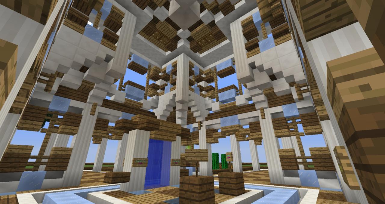 Plotworld Spawn 50x50 Minecraft Map