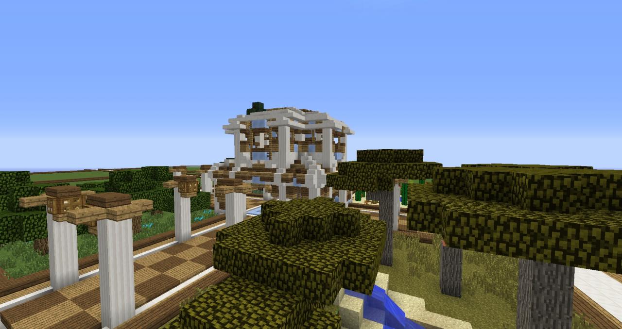 Plotworld Spawn 50x50 Minecraft Map