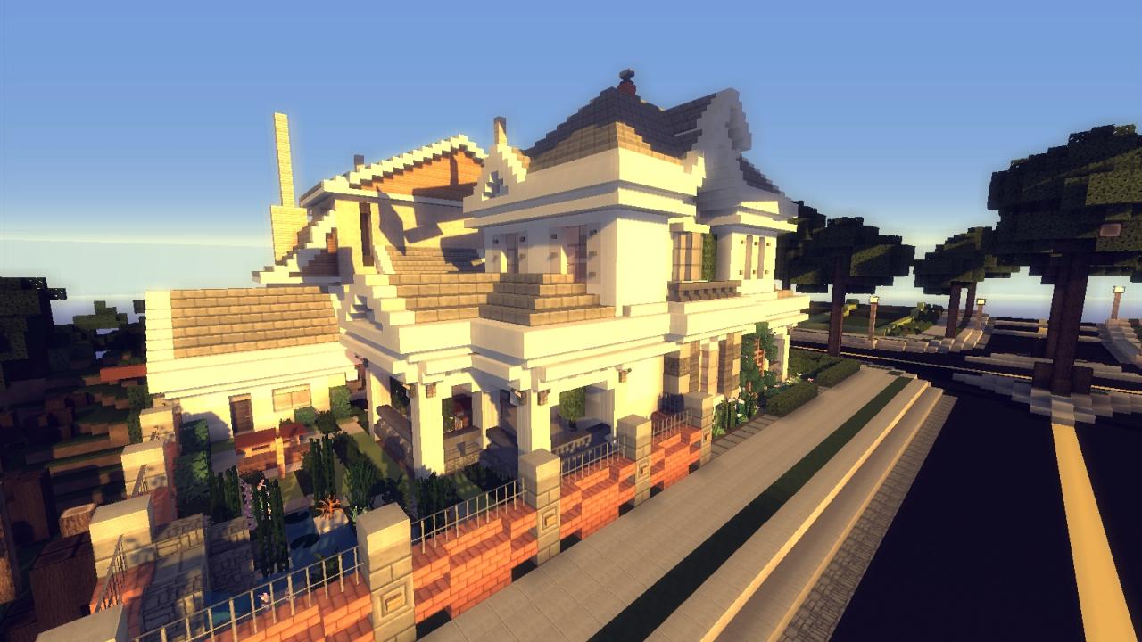 Realistic Traditionnal House Minecraft Map