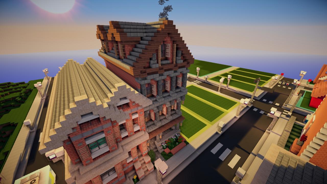 Old style Townhouse Minecraft Map