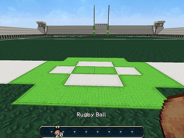 Rugby Stadium Minecraft Map