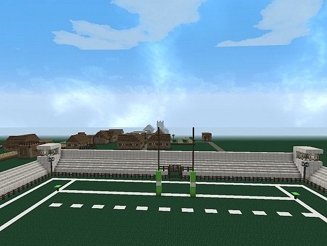 Rugby Stadium Minecraft Map