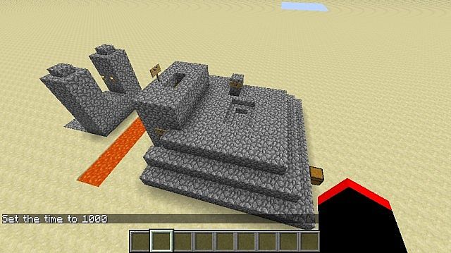 Very Simple Redstone Drawbridge Minecraft Map