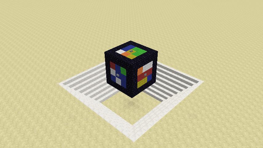 Working 3x3x3 Rubik's Cube (For Minecraft 1.8 Snapshot) [10 Subscriber ...