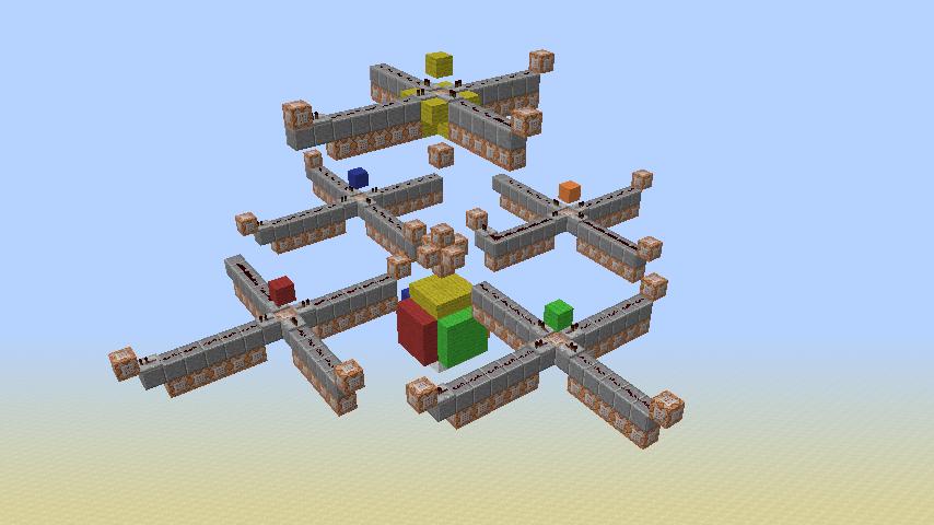 Working 3x3x3 Rubik's Cube (For Minecraft 1.8 Snapshot) [10 Subscriber ...