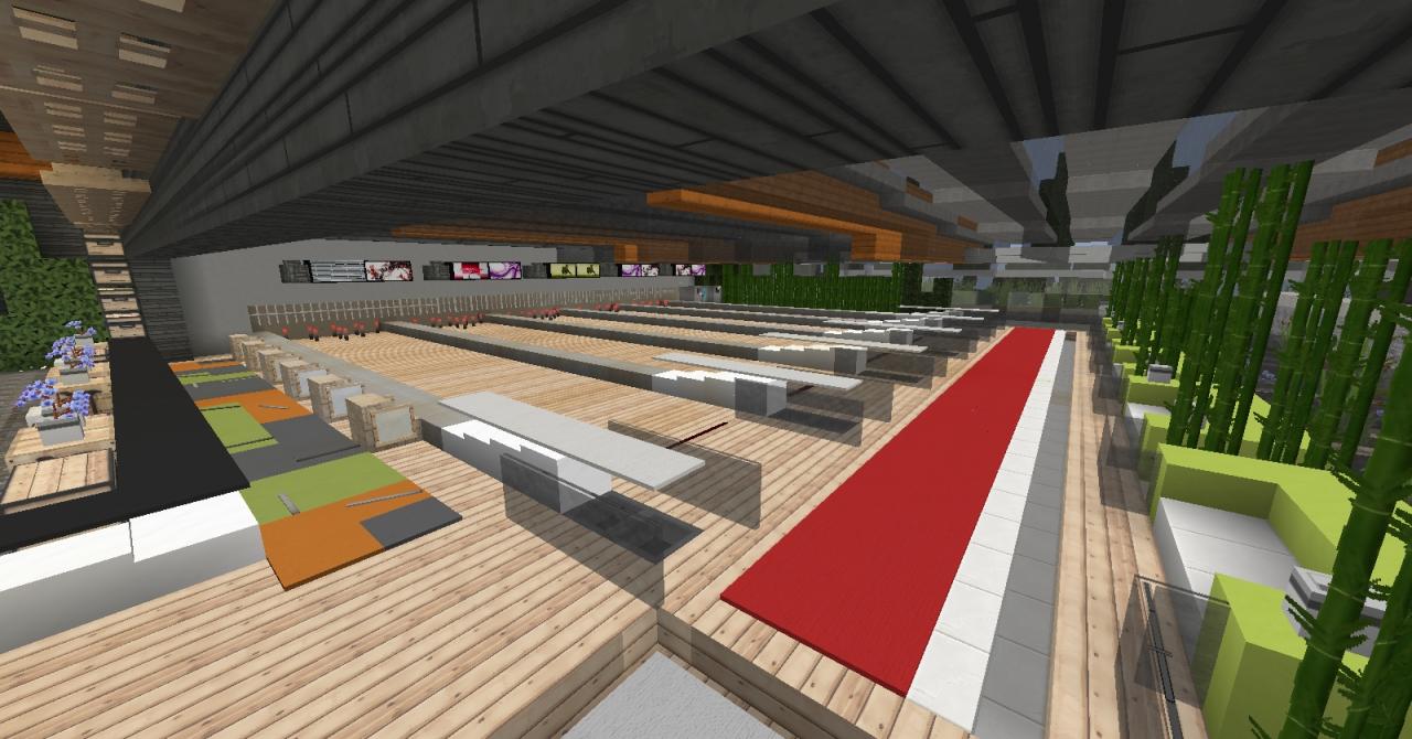 Moderne Bowling Minecraft Map