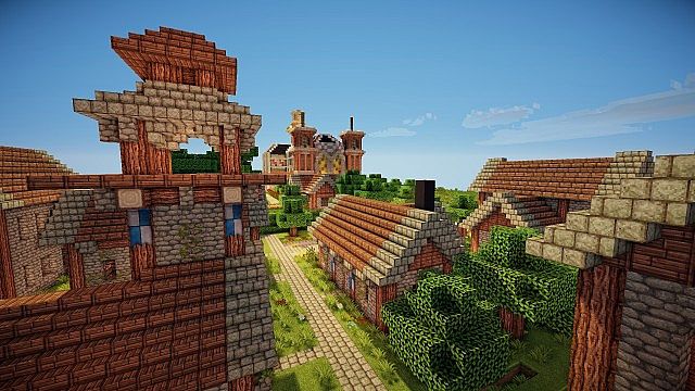 Medieval Town Minecraft Map