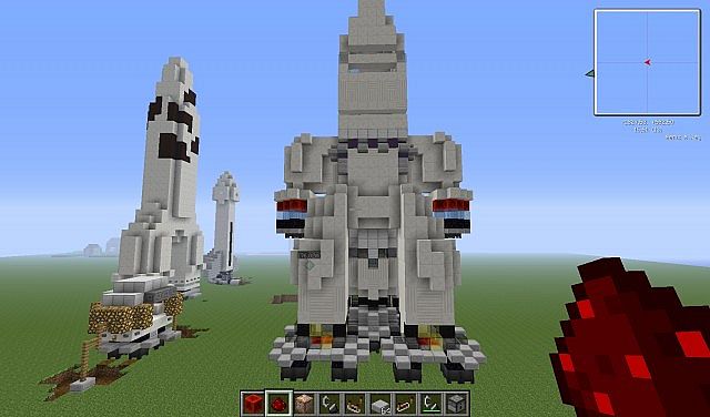 Rocket_on_Galaxy (build) Minecraft Map