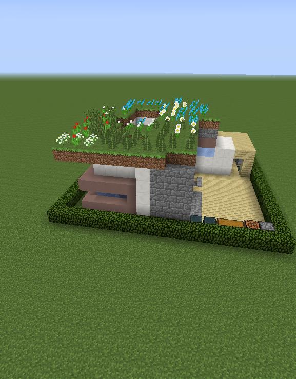 18x18 house Minecraft Map