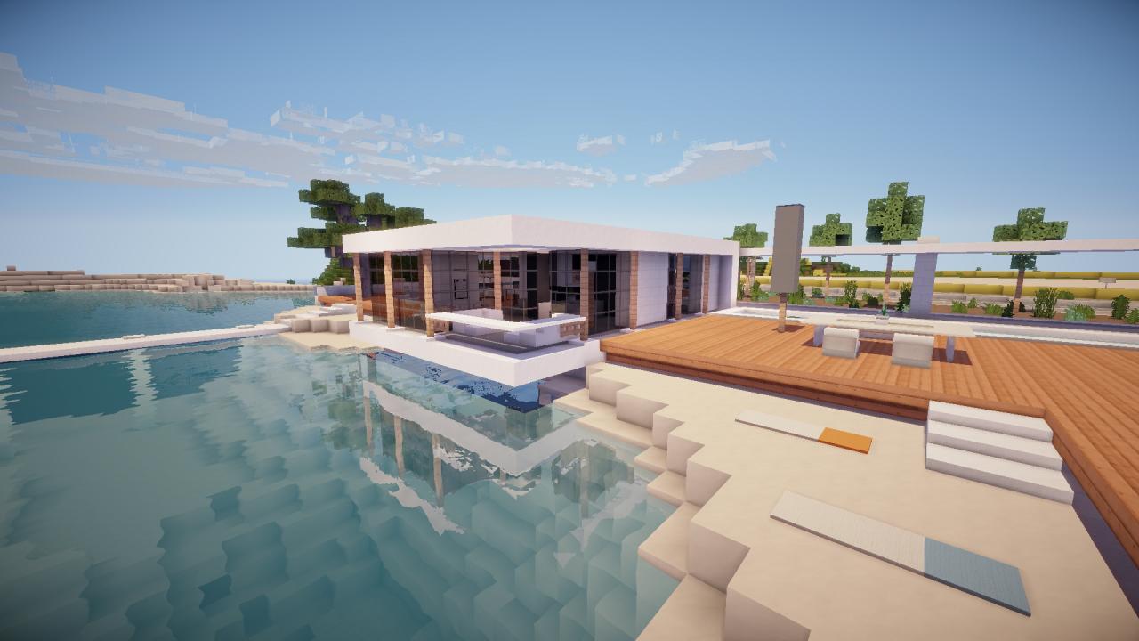 "ShoreSide" [Minimal House] -Keralis Showcase Minecraft Map