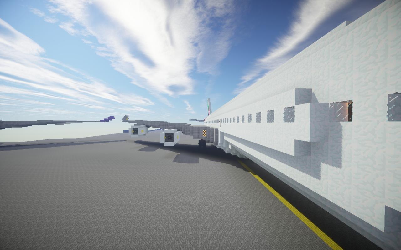 Airbus A340-300 Minecraft Map