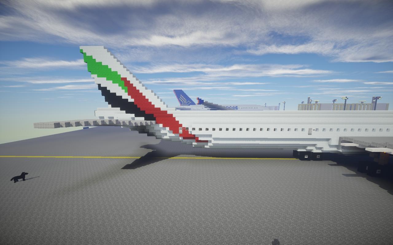 Airbus A340-300 Minecraft Map