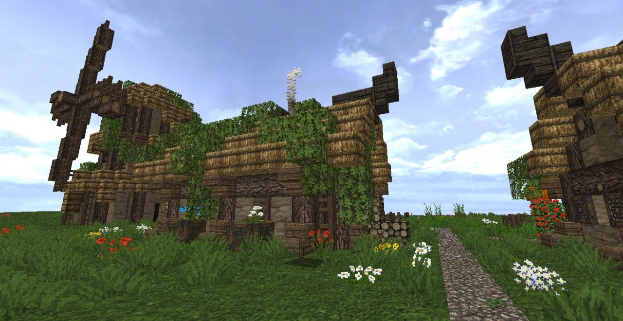 Medieval farmhouse Minecraft Map