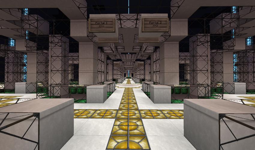 Space outpost: Emerald Minecraft Map