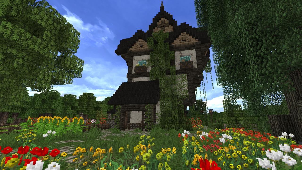 [MedievalHouse]- Riverside Home Minecraft Map