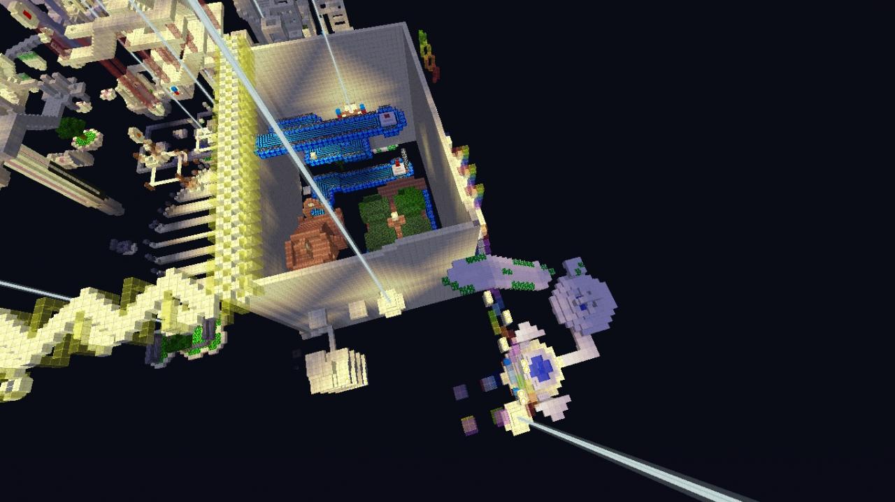 S/K Sky Sanctuary Parkour Minecraft Map