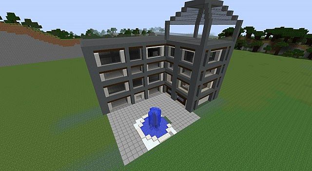 Modern house Minecraft Map