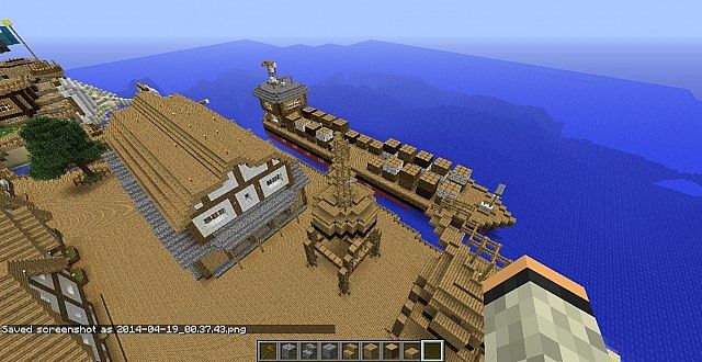 Coastal Port of the Sea Minecraft Map