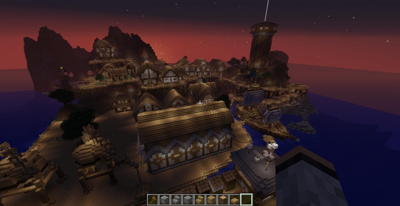 Coastal Port of the Sea Minecraft Map