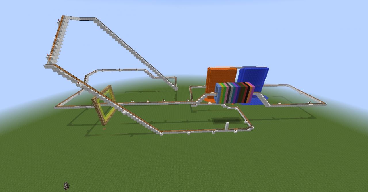 Huge Roller Coaster Minecraft Map