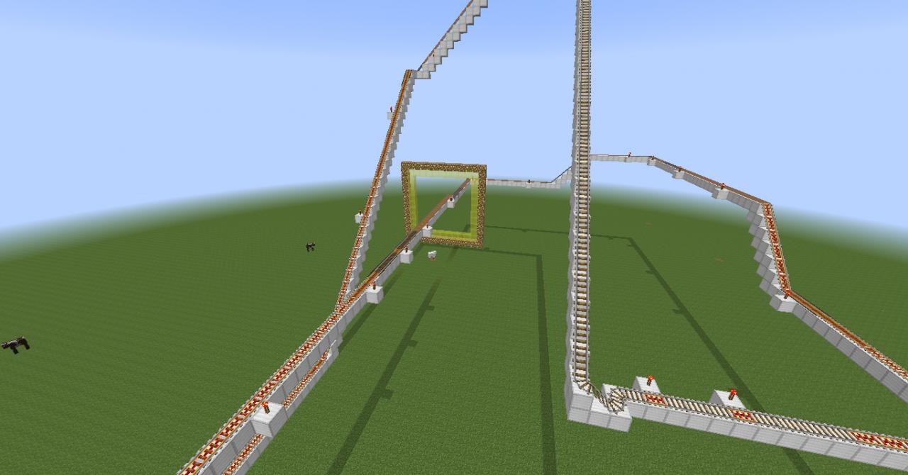 Huge Roller Coaster Minecraft Map