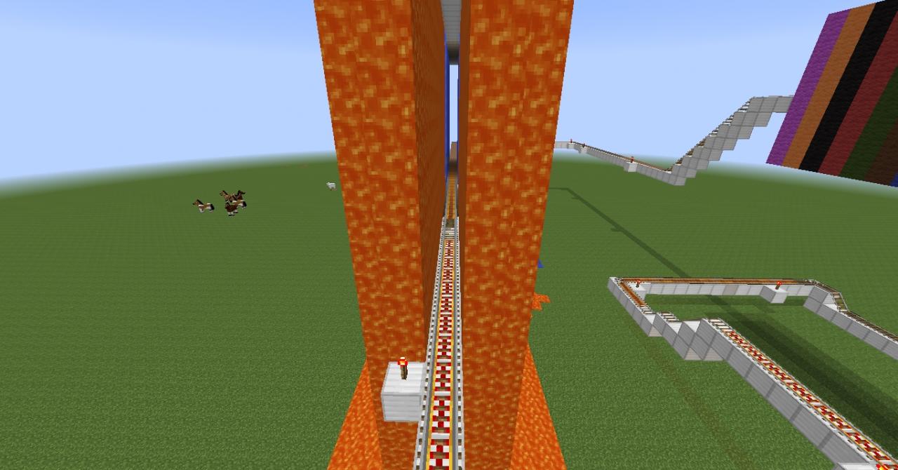 Huge Roller Coaster Minecraft Map