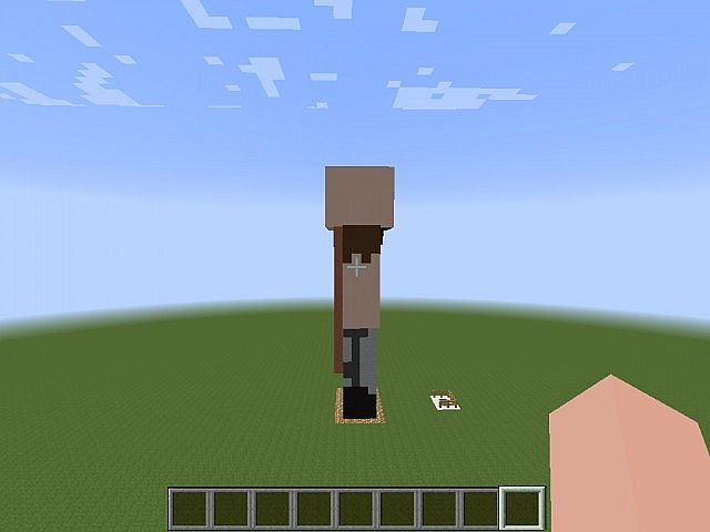 Notch Statue Minecraft Project