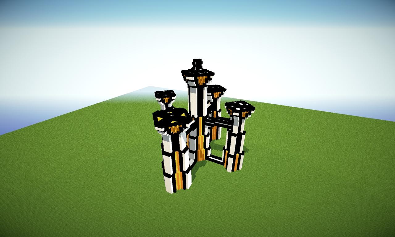 Space Control Tower | Use MineWars Texture Pack Minecraft Map