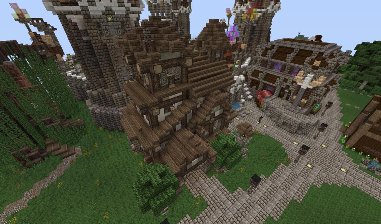 StoryCraft Spawn City Minecraft Map