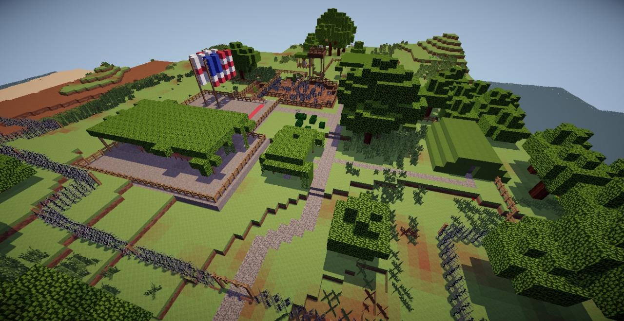 World War 2 Mineccraft Map - D-Day and Battle of the Bulge Minecraft ...