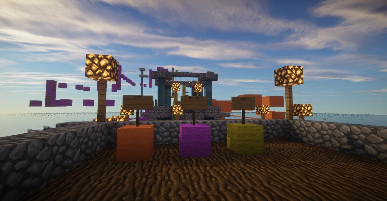 Parkour On oceans peak Minecraft Map