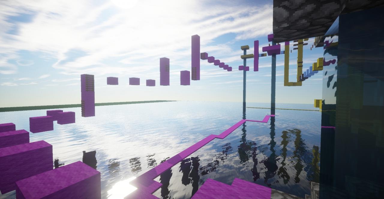 Parkour On oceans peak Minecraft Map