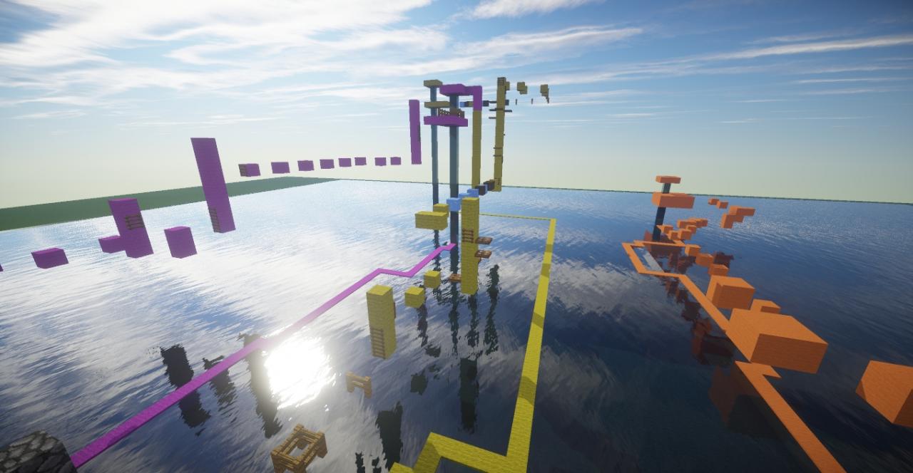 Parkour On oceans peak Minecraft Map