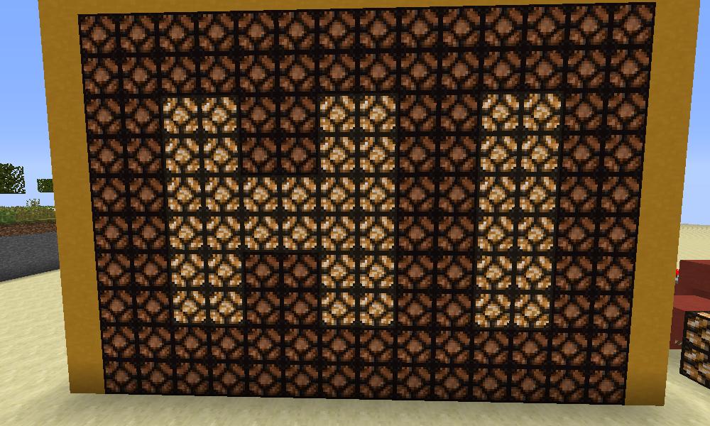 Very Small, 2x2 pixels lamp display! Minecraft Map