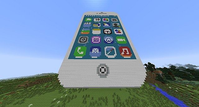 iPhone 4 Minecraft Map