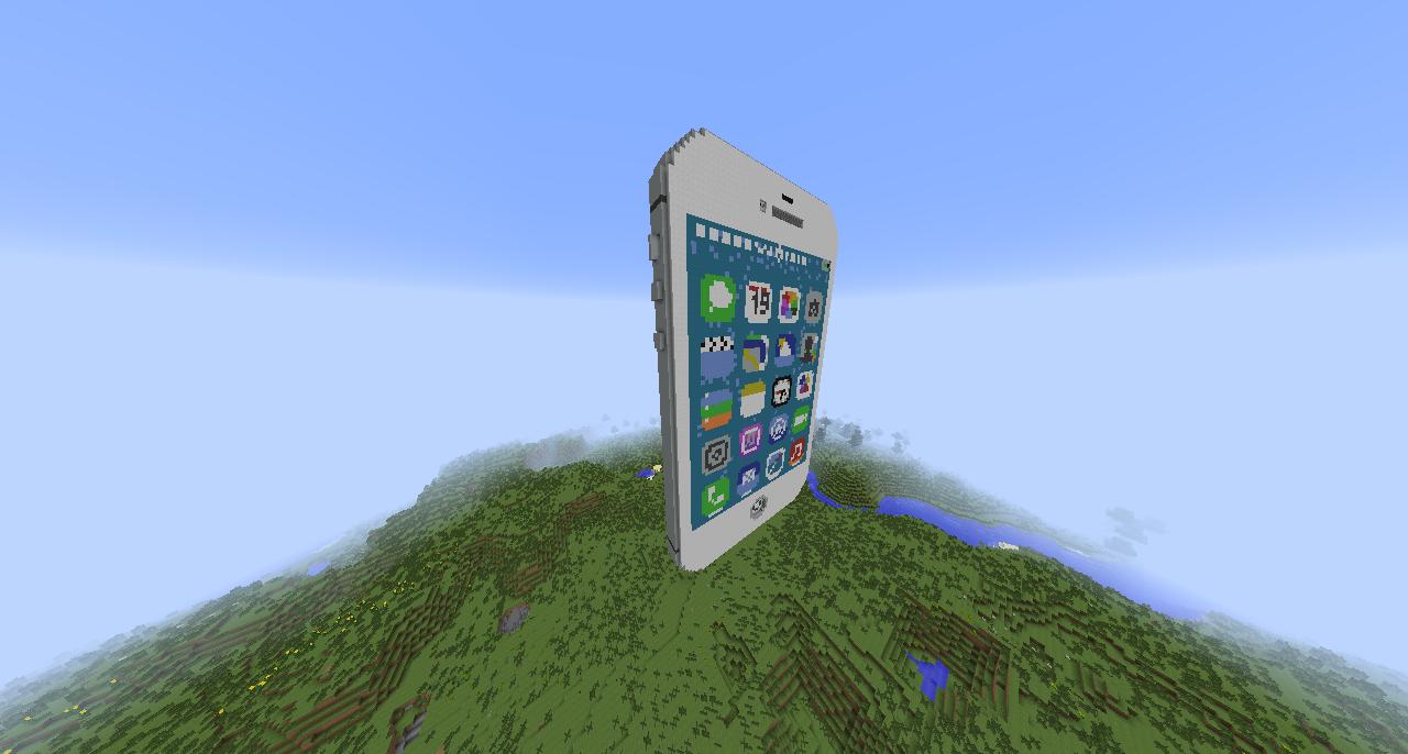 iPhone 4 Minecraft Map